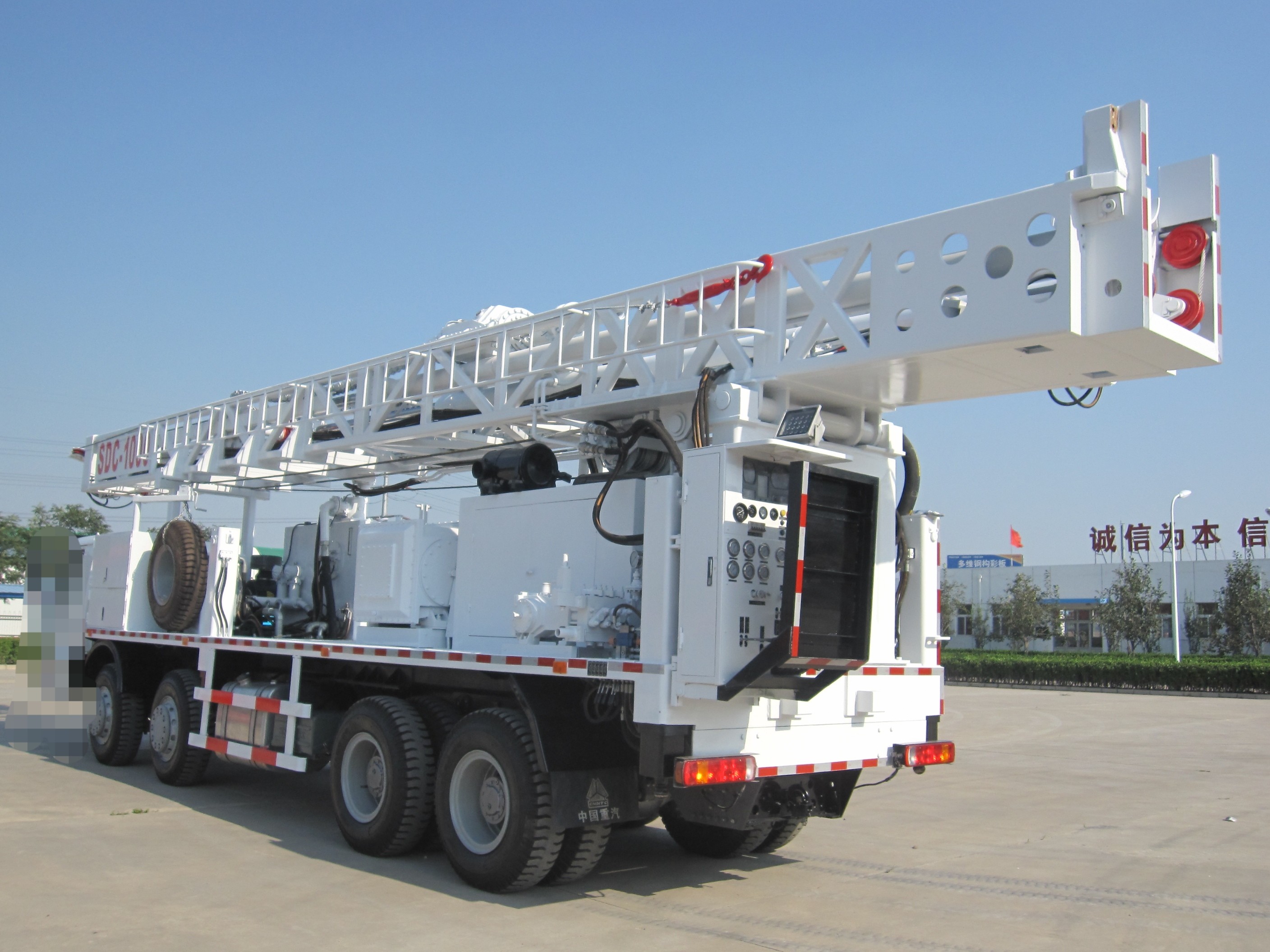 1200 meters water drill rmachine with mud pump and air compressor CDC-1200